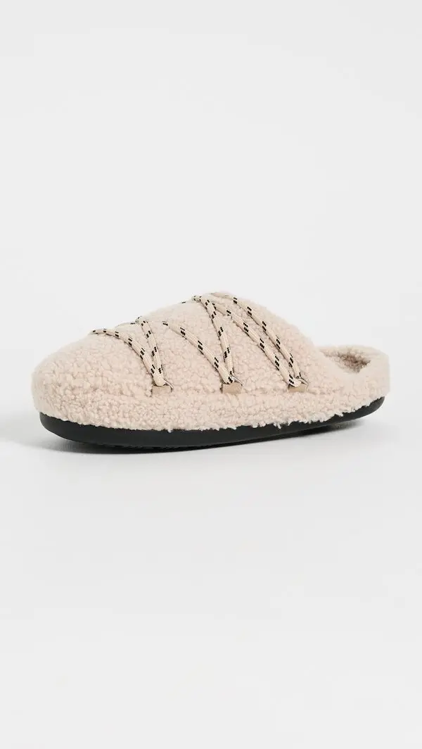 Moon Boot Teddy Sherpa Slippers