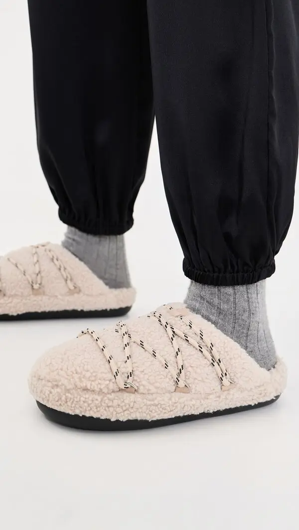 Moon Boot Teddy Sherpa Slippers