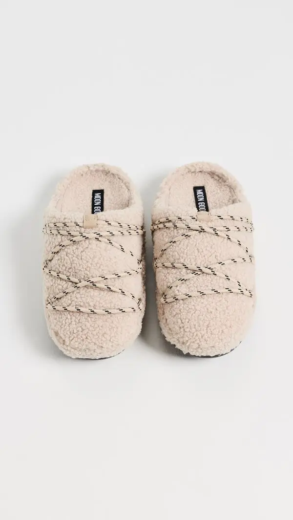 Moon Boot Teddy Sherpa Slippers