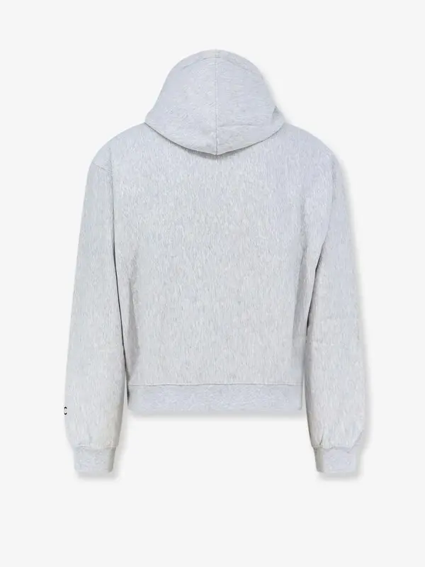 Celine Cotton Sweatshirt With Logo Lettering Print