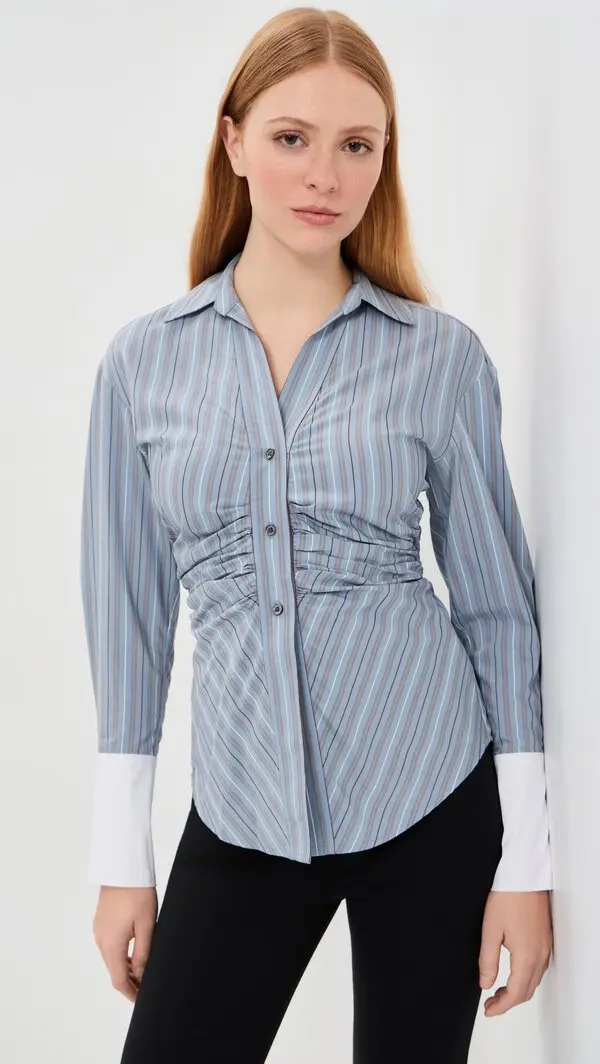 Veronica Beard Devra Button Down Shirt