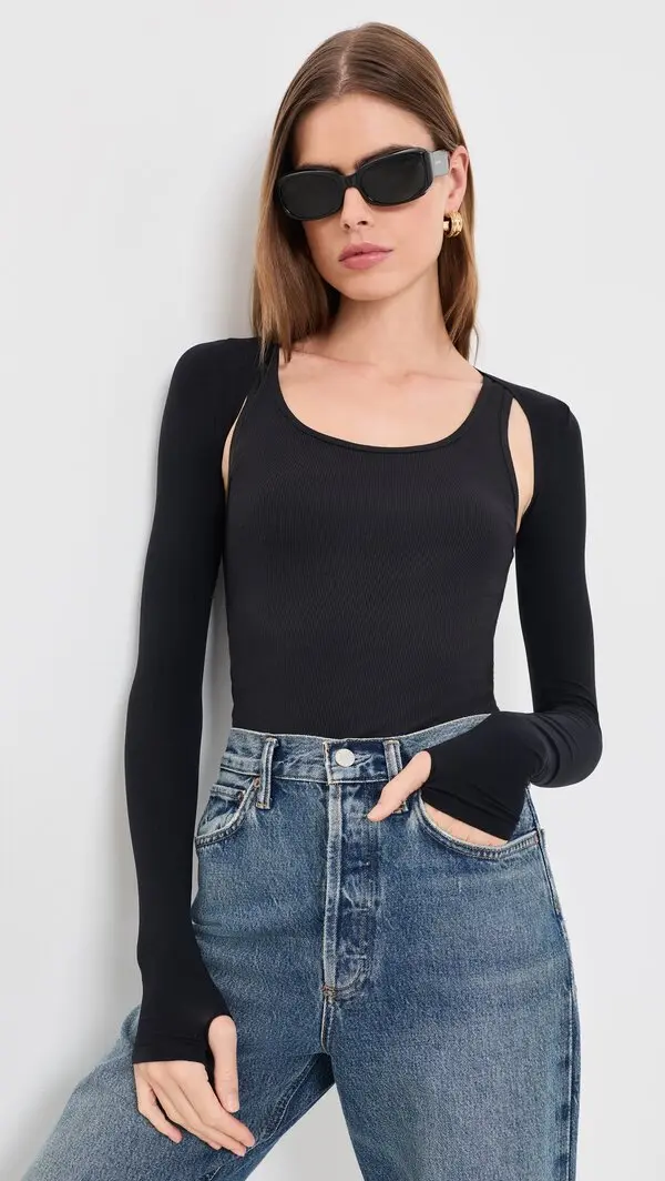 Commando Ballet Body Shrug With Thumbholes