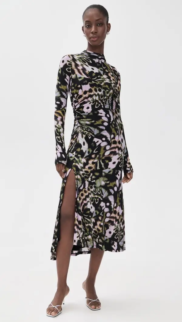 AMUR Isabella Printed Dress