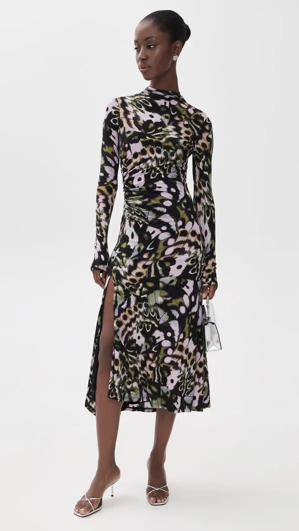 AMUR Isabella Printed Dress
