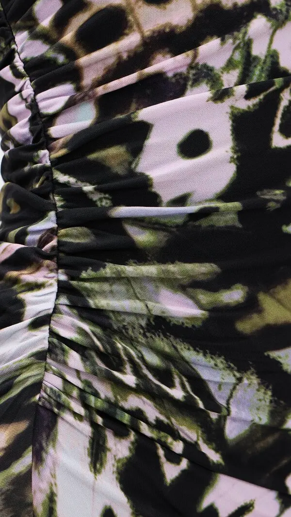 AMUR Isabella Printed Dress