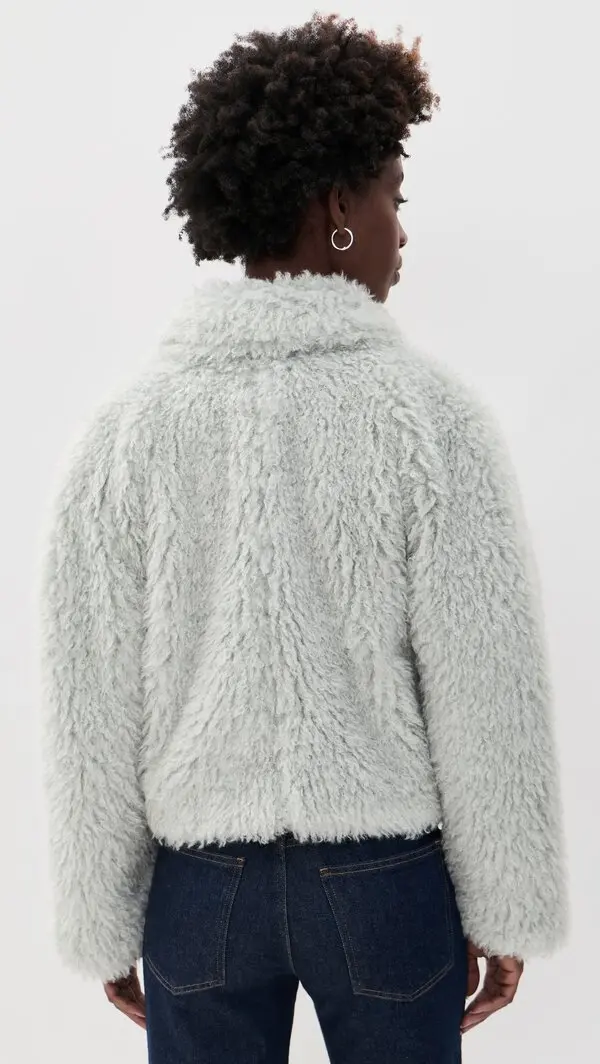 Vince Faux Fur Cropped Jacket