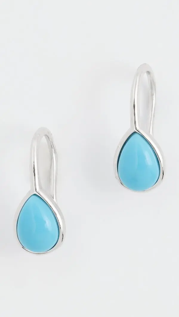 Shashi Gemstone Pear Drop Earrings