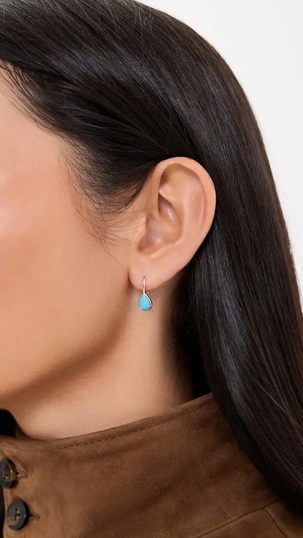 Shashi Gemstone Pear Drop Earrings