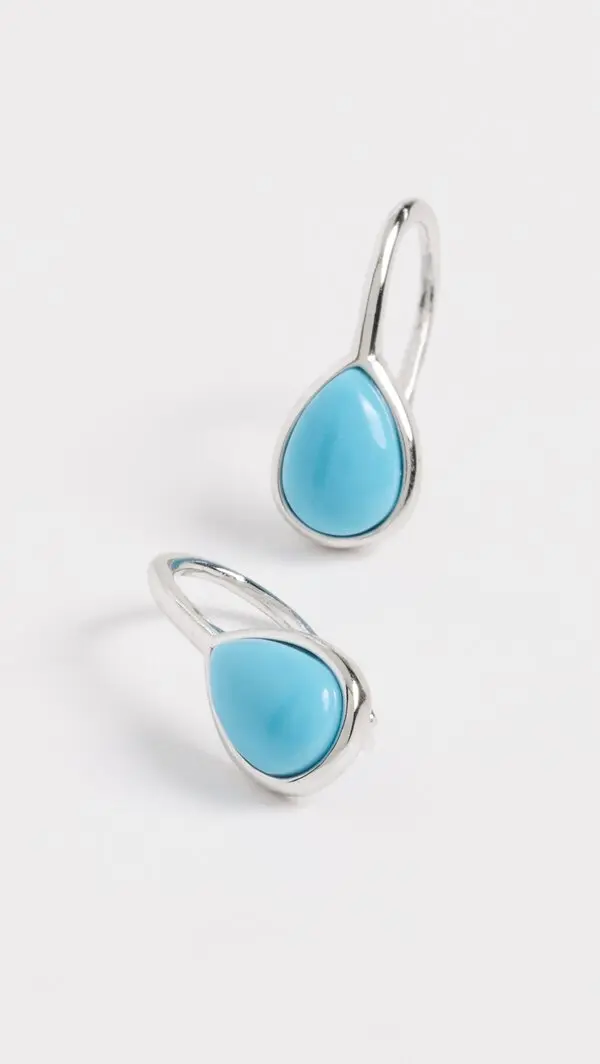 Shashi Gemstone Pear Drop Earrings