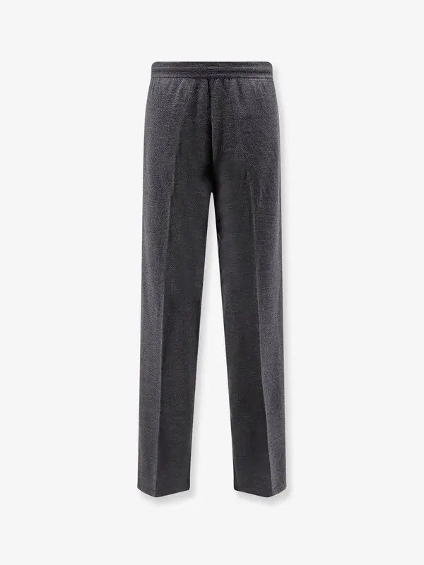 Gucci Wool Leisure Trousers With Web Insert