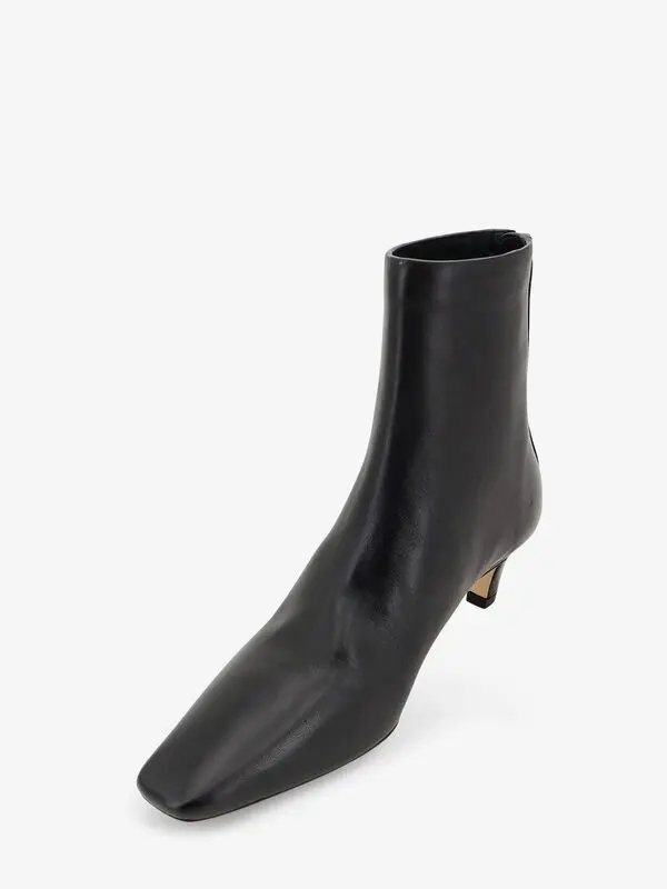 TOTEME Leather Boots - Black