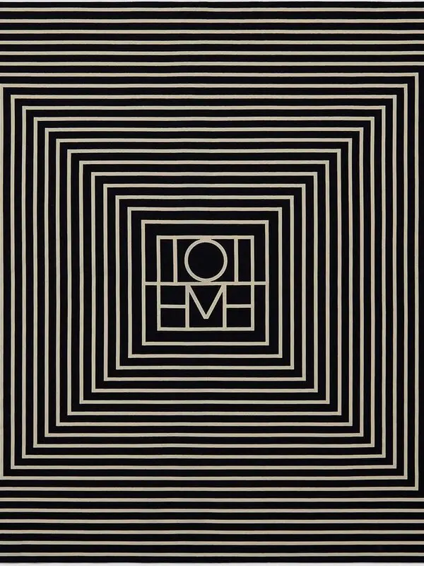 TOTEME Monogrammed Silk Scarf - Black