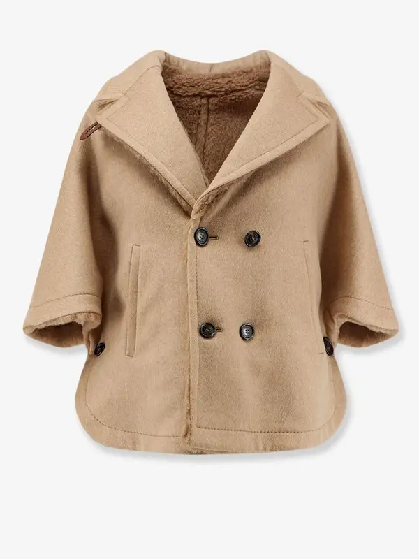 Max Mara Mxamemo Camel Hair Coat - Multicolor
