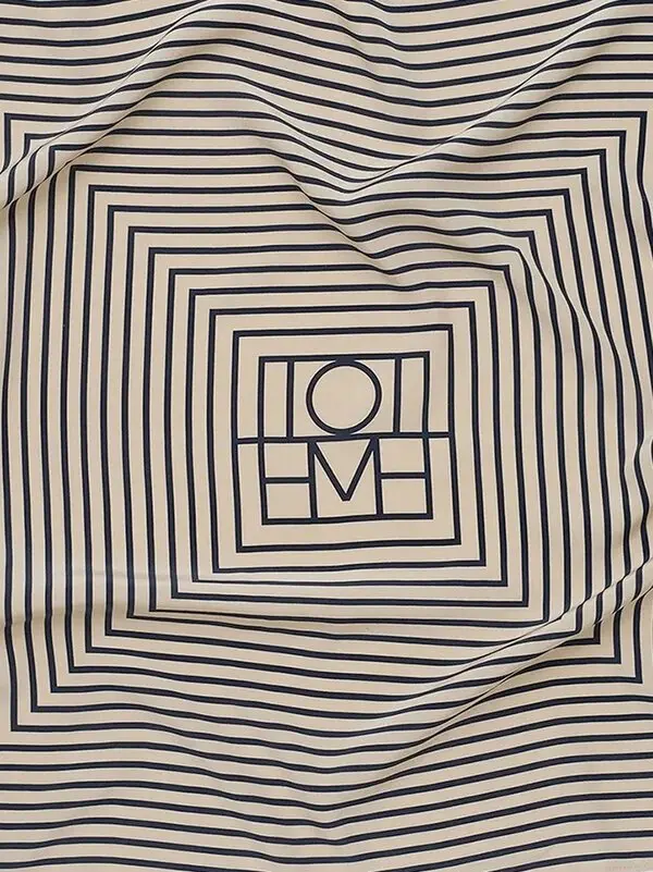 TOTEME Monogram Silk Foulard