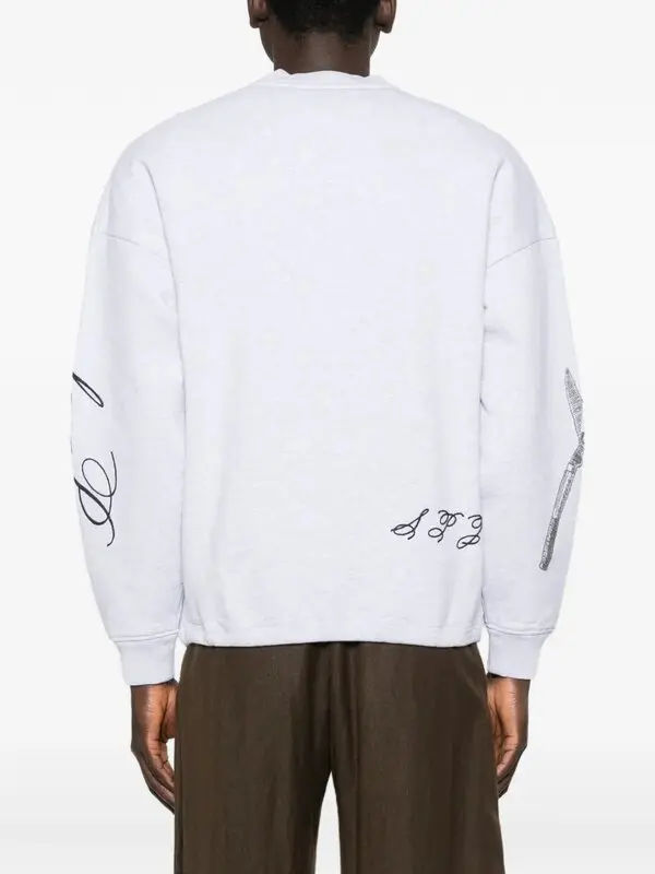 Jacquemus Jacquard Sweatshirt With Graphic Print
