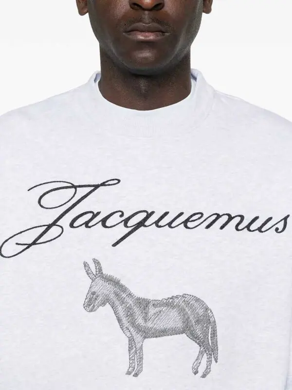 Jacquemus Jacquard Sweatshirt With Graphic Print