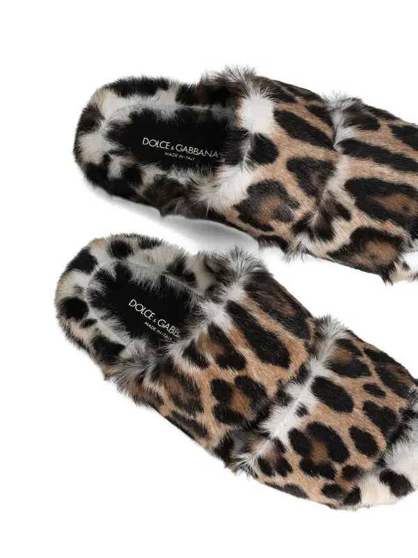 Dolce & Gabbana Printed Slippers