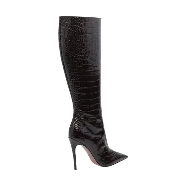 Paris Texas Vera Pump Boots - Brown