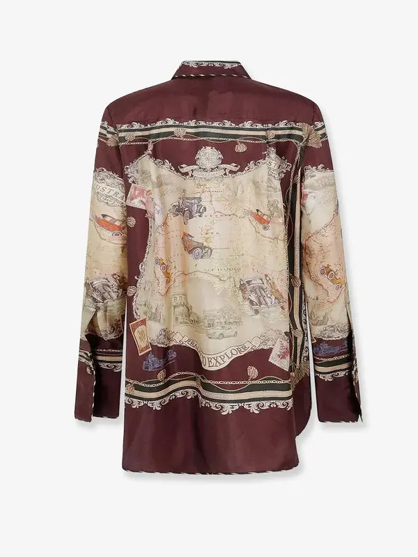 Zimmermann Valiant Silk Twill Shirt - Multicolor
