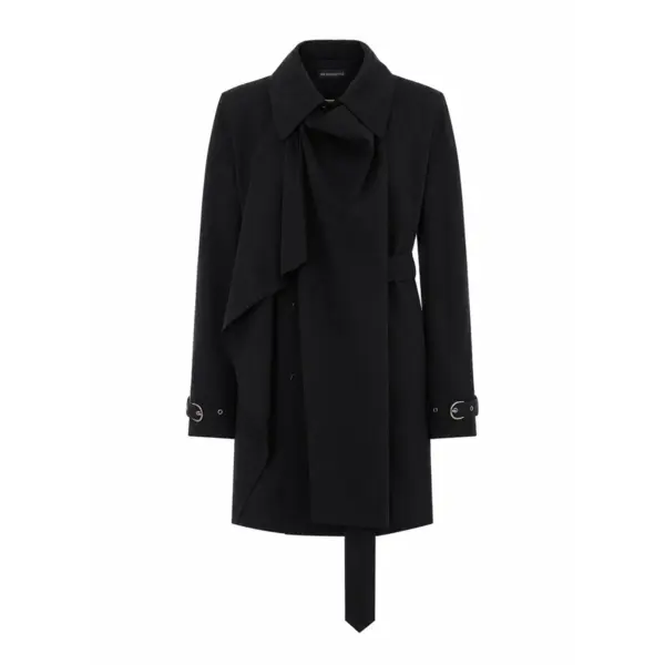 ANN DEMEULEMEESTER Reppa Fluid Trench - Black