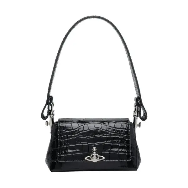 VIVIENNE WESTWOOD Small Hazel Shoulder Bag - Black