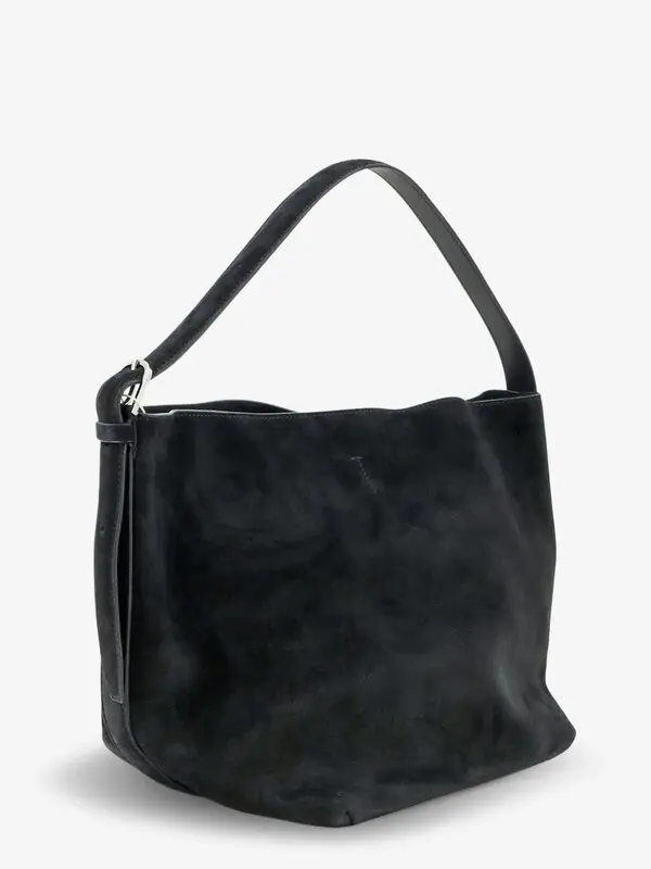 TOTEME Medium Belted Suede Shoulder Bag