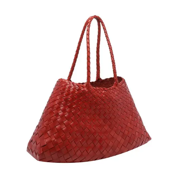 Dragon Diffusion Large Santa Croce Shoulder Bag - Red