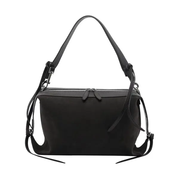 Yuzefi Bento Suede Shoulder Bag