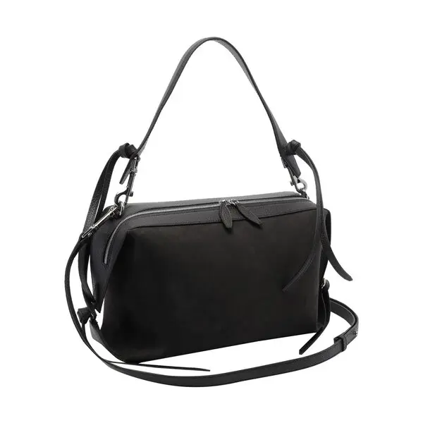 Yuzefi Bento Suede Shoulder Bag