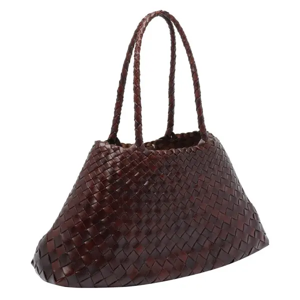Dragon Diffusion Large Santa Croce Shoulder Bag - Brown