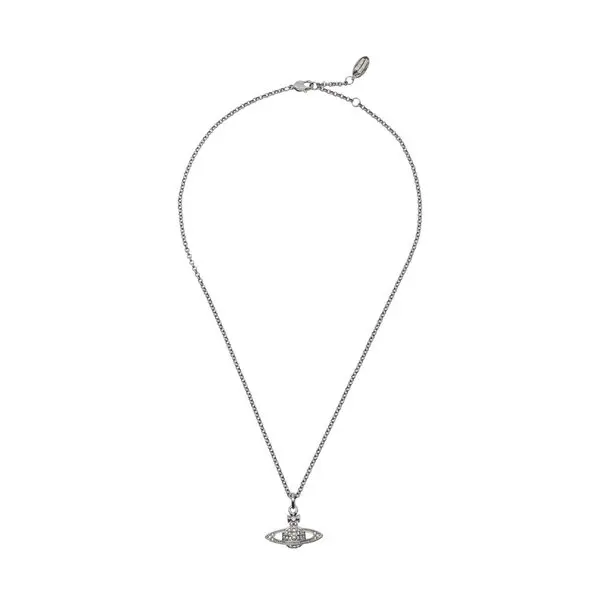 VIVIENNE WESTWOOD Mini Bas Relief Pendant Necklace - Silver