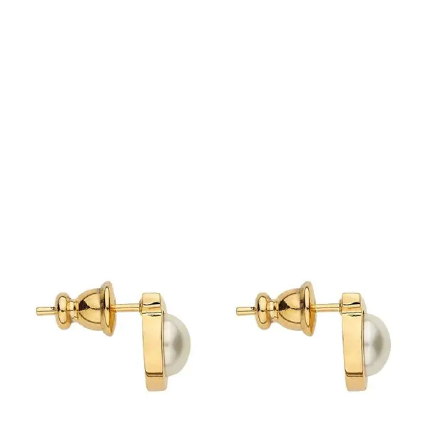 FERRAGAMO Gancini Pearl Earrings