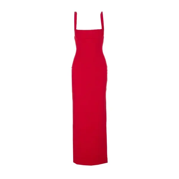 Solace London The Joni Maxi Dress - Red