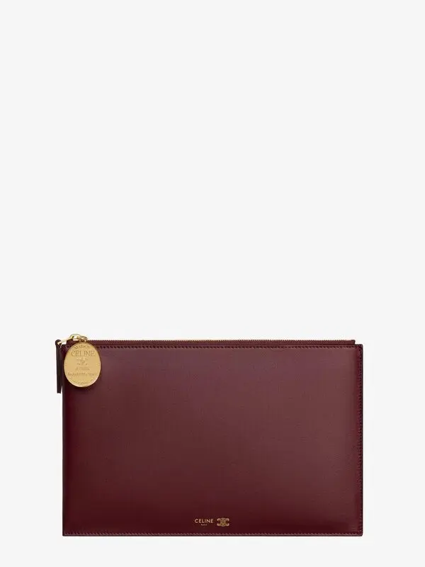 Celine Duo Leather Clutch Bag - Multicolor