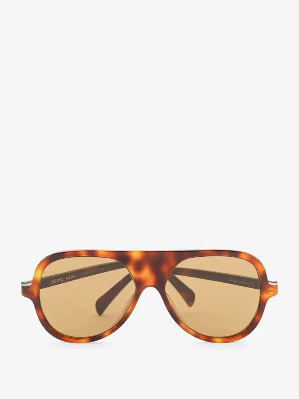 Celine Black Frame 66 Acetate Sunglasses - Multicolor