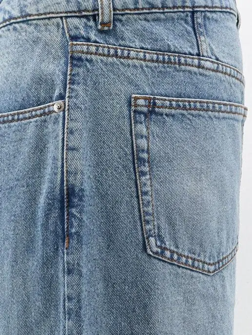 AMI Paris Blue Denim Jeans - Multicolor