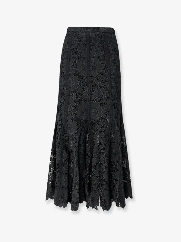 SELF-PORTRAIT Lace Midi Skirt
