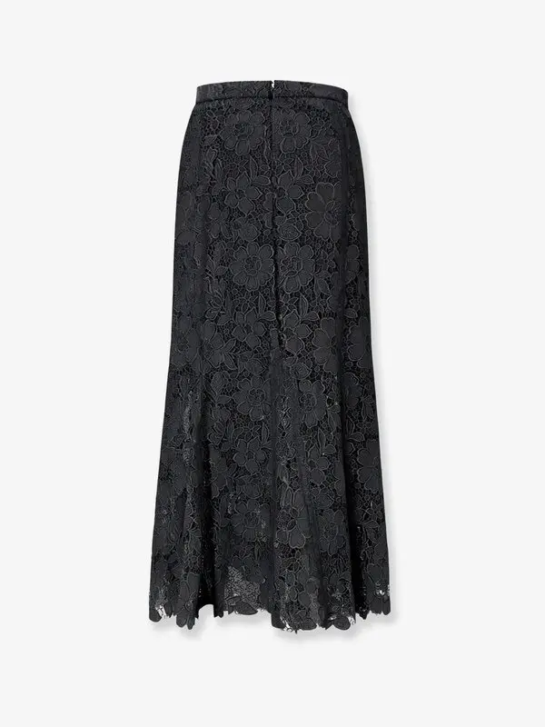 SELF-PORTRAIT Lace Midi Skirt