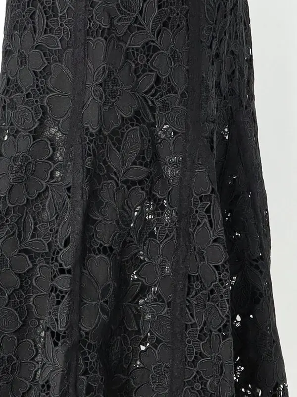SELF-PORTRAIT Lace Midi Skirt