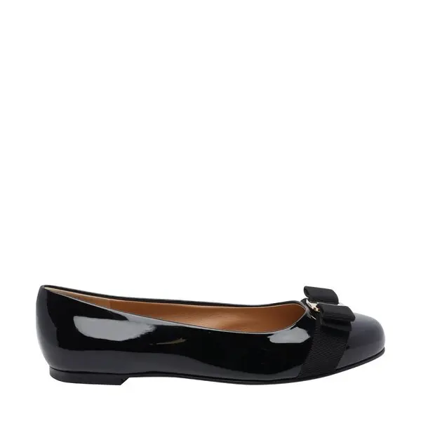 FERRAGAMO Varina New Ballets - Black