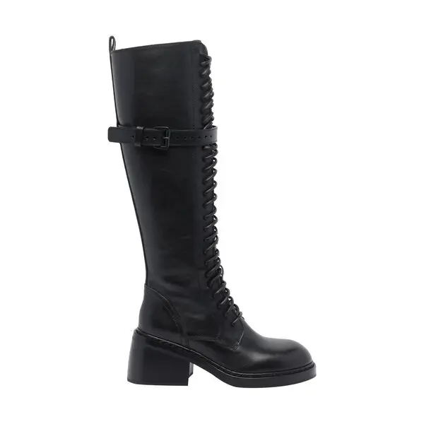 ANN DEMEULEMEESTER Heike Boots - Black