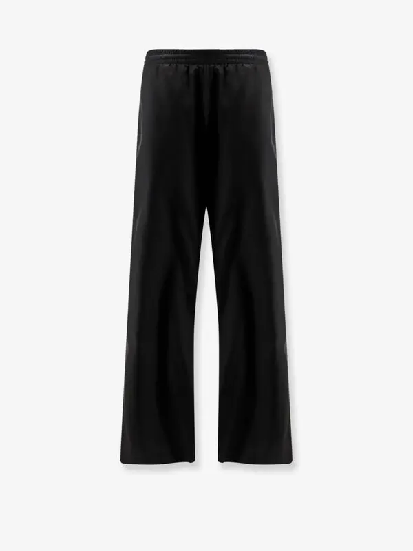 Gucci Silk Poplin Leisure Trousers With Web Ribbon