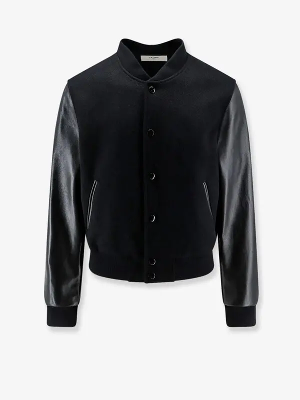 Celine Teddy Virgin Wool Jacket - Black