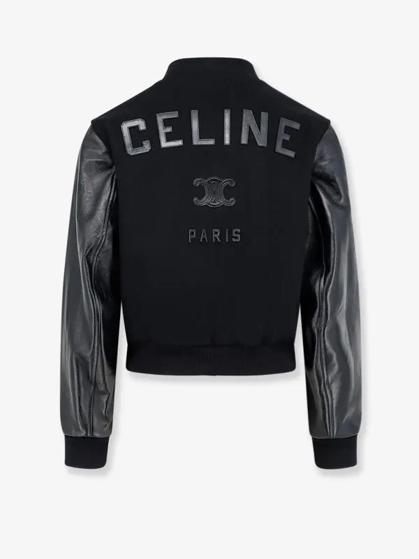 Celine Teddy Virgin Wool Jacket - Black