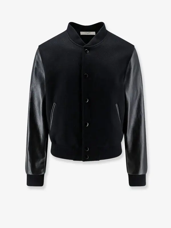 Celine Teddy Virgin Wool Jacket - Black