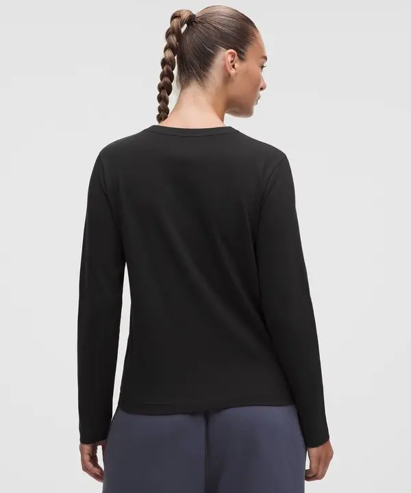 Lululemon The Classic Jersey Long-sleeve Tee - Black