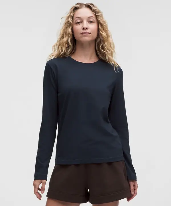 Lululemon The Classic Jersey Long-sleeve Tee - True Navy