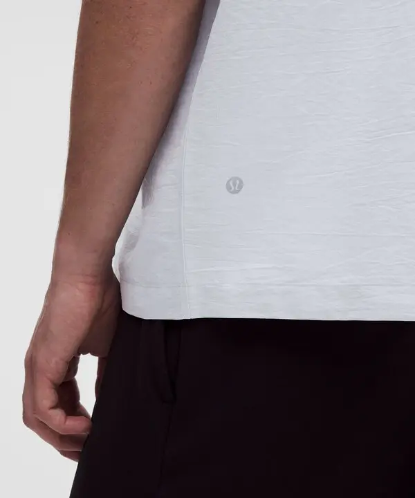 Lululemon Ultralight Wovenair Short-sleeve Collared Shirt - Starch Blue