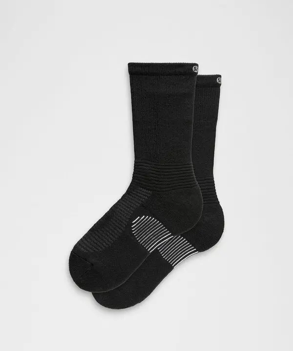 Lululemon Wool-blend Athletic Socks - Black