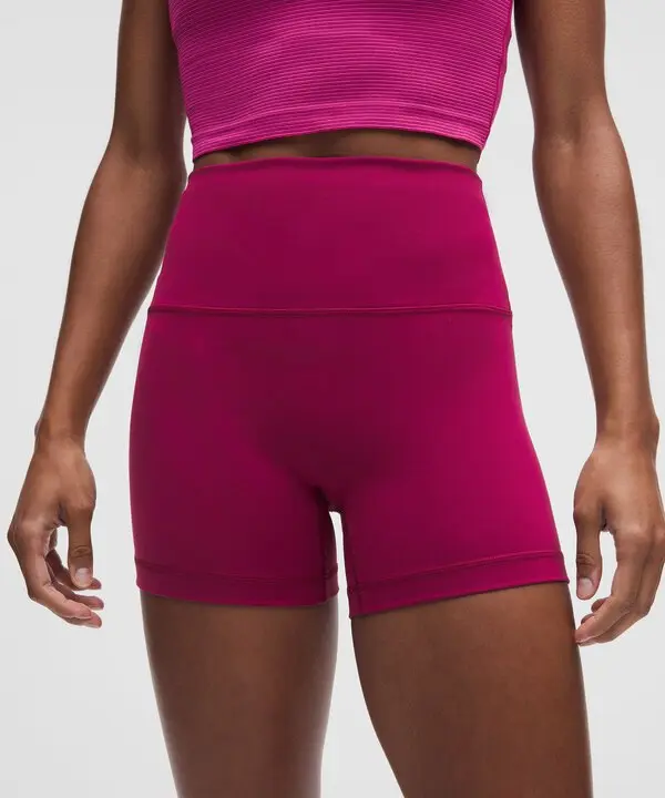 Lululemon Wunder Train No Line High-rise Short 4 - Raspberry Rave